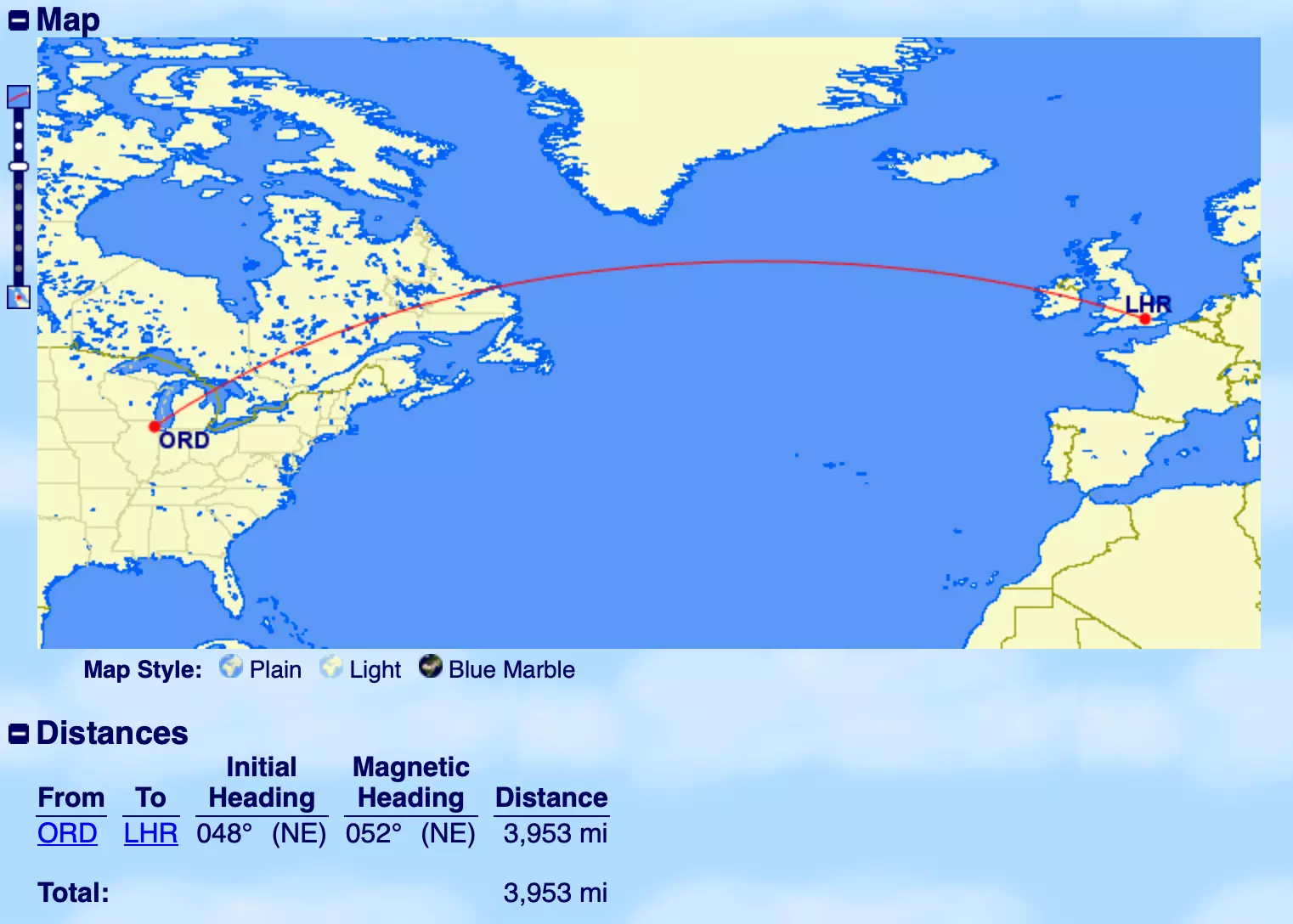 ORD to LHR GCMap-en