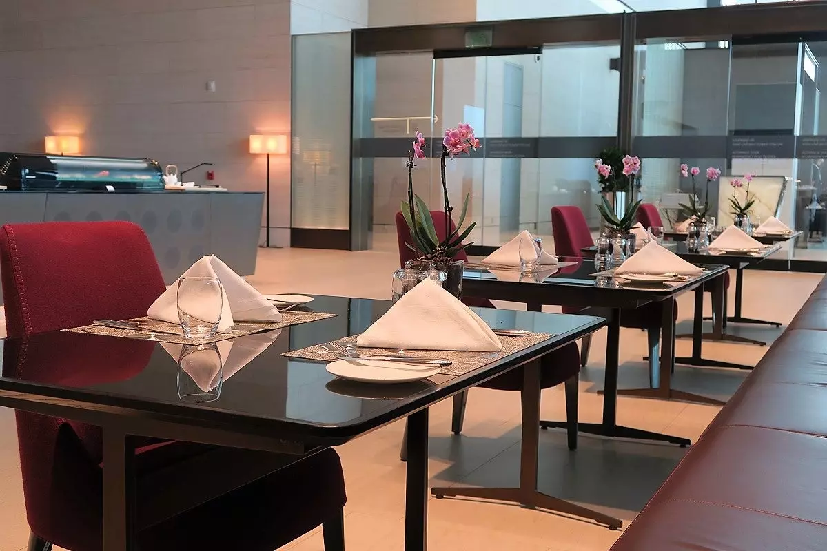 Qatar First Class Check-in und Al Safwa Lounge in Doha (DOH) 21320_28