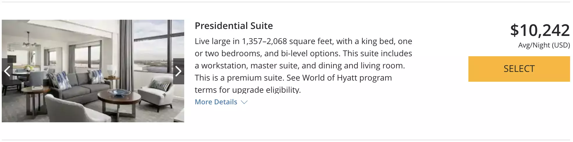 Réservez des suites Hyatt avec des points en ligne 21628_2