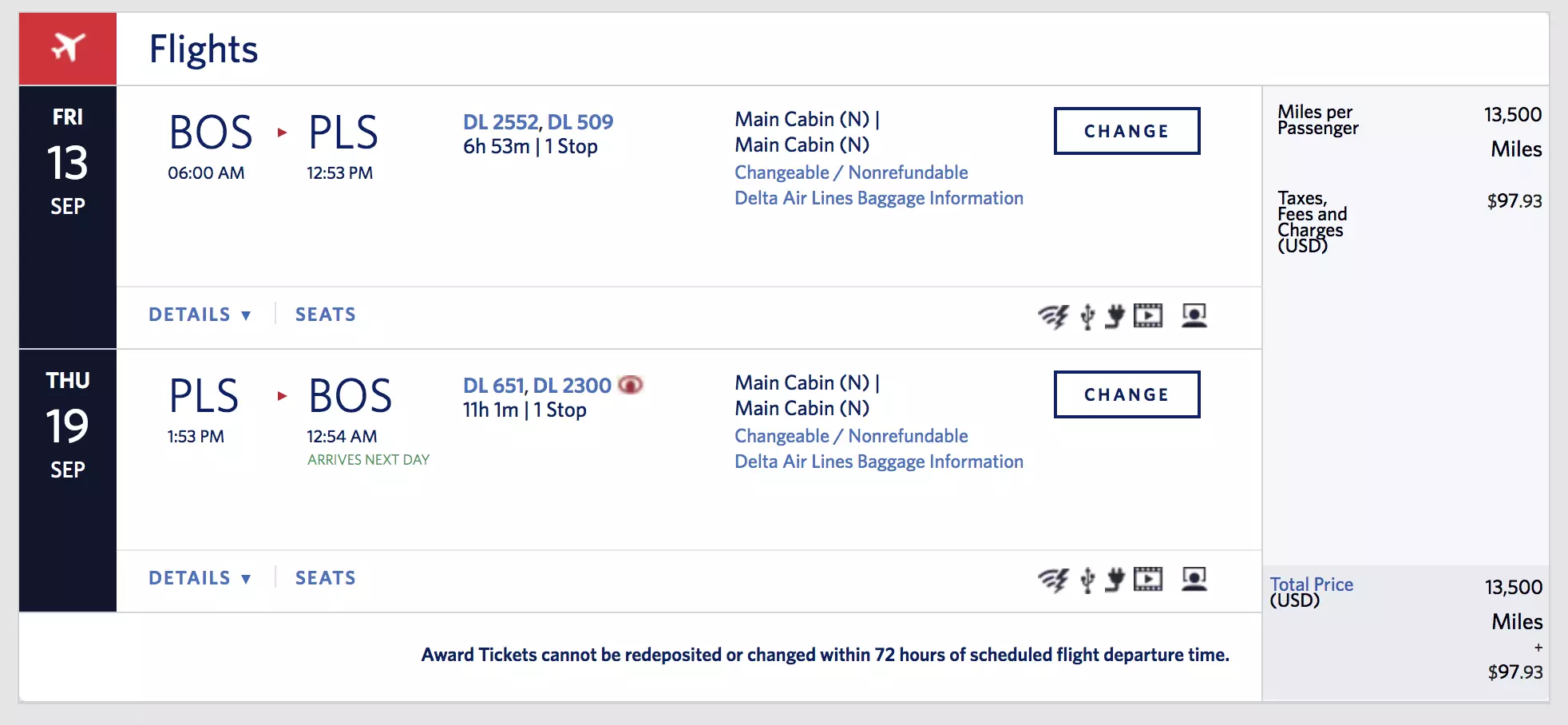 مشرقی ساحل سے کیریبین تک 10,000 SkyMiles R/T سے شروع ہوتا ہے۔ 2253_5