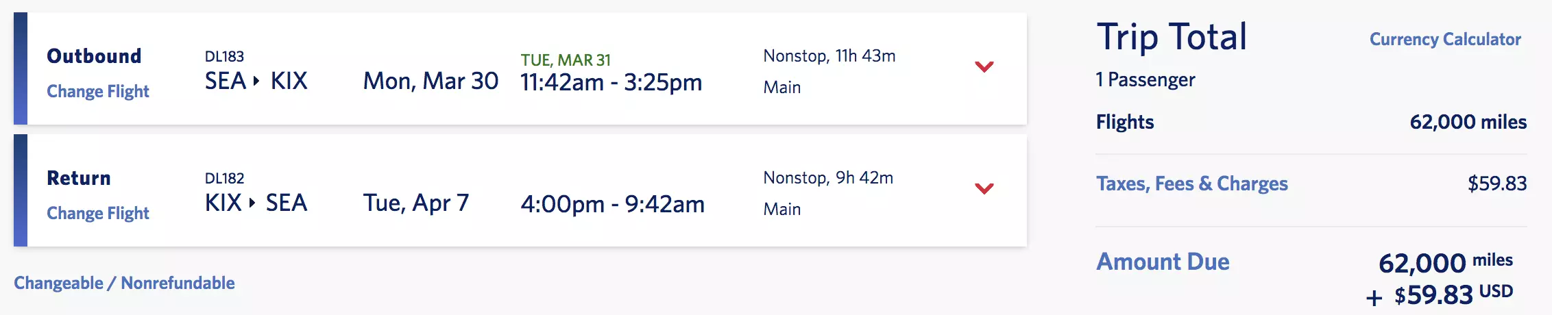 Delta SkyMiles blikksala til Ástralíu og Asíu frá aðeins 56.000 mílur 2278_4