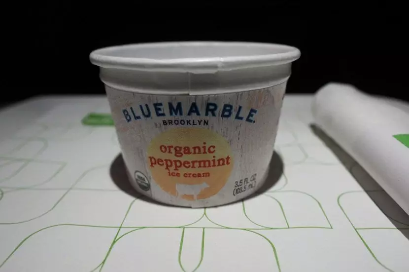 JetBlue ofereix gelats Blue Marble des del llançament del servei el 2014.