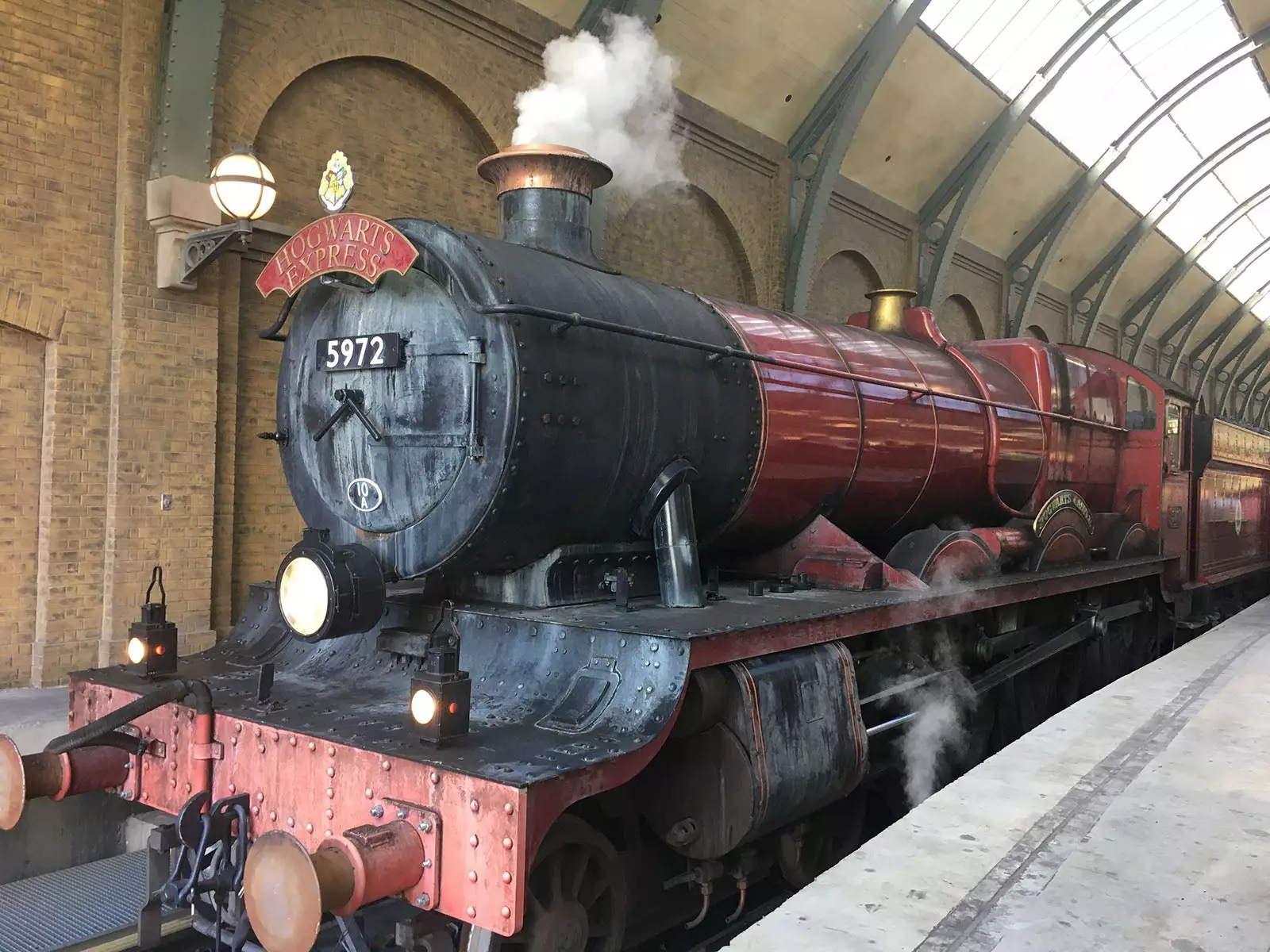 IHogwarts Express. (Isithombe ngu-Andrea M. Rotondo/The Points Guy.)