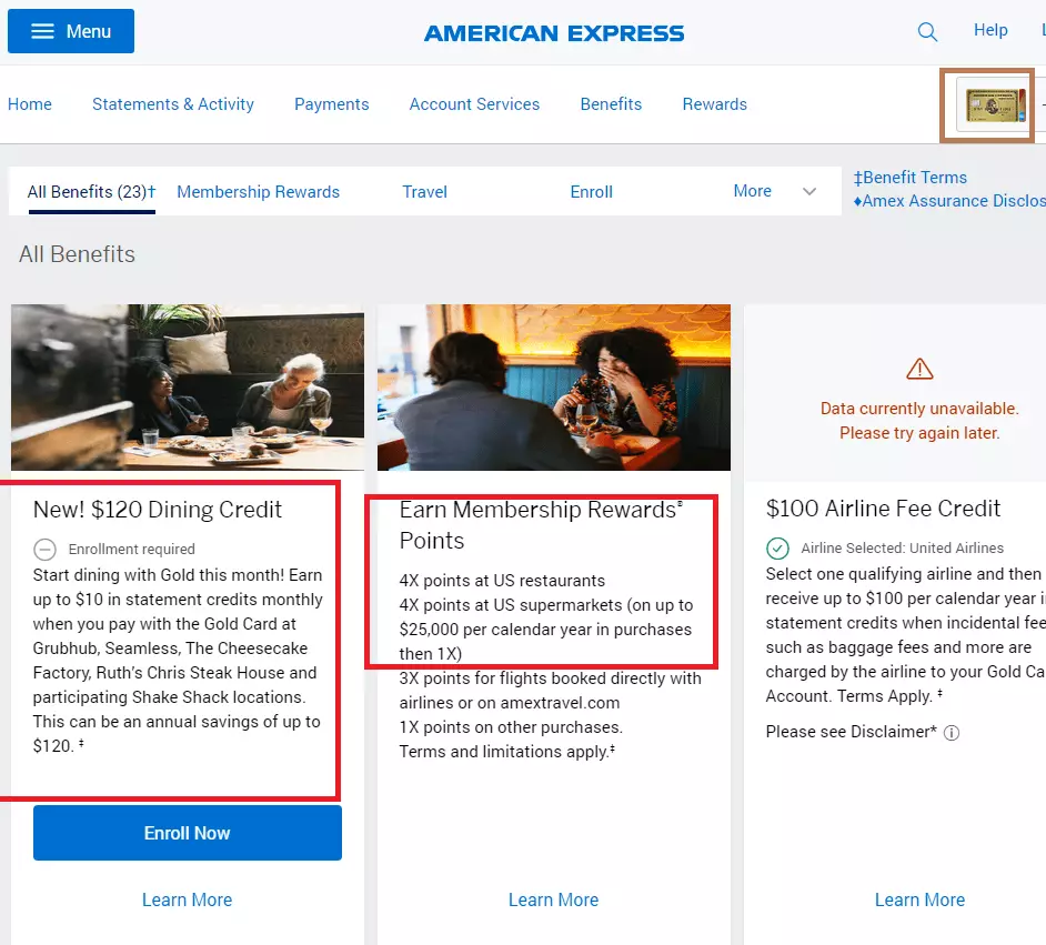 Amex schéngt grouss Ännerunge fir Premier Rewards Gold ze maachen