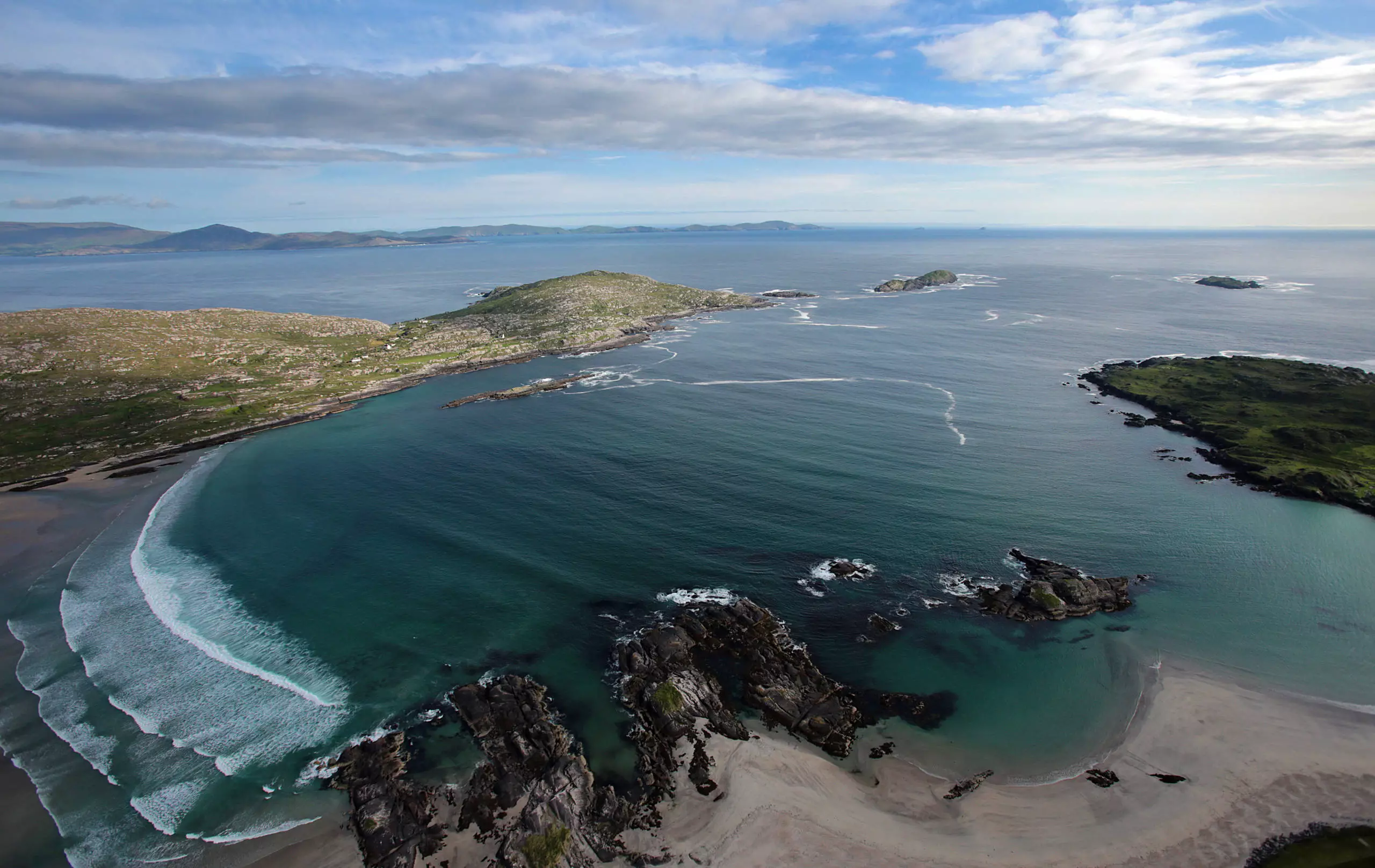 ទិដ្ឋភាពពី Ring of Kerry។ (រូបថតដោយ Tourism Ireland)