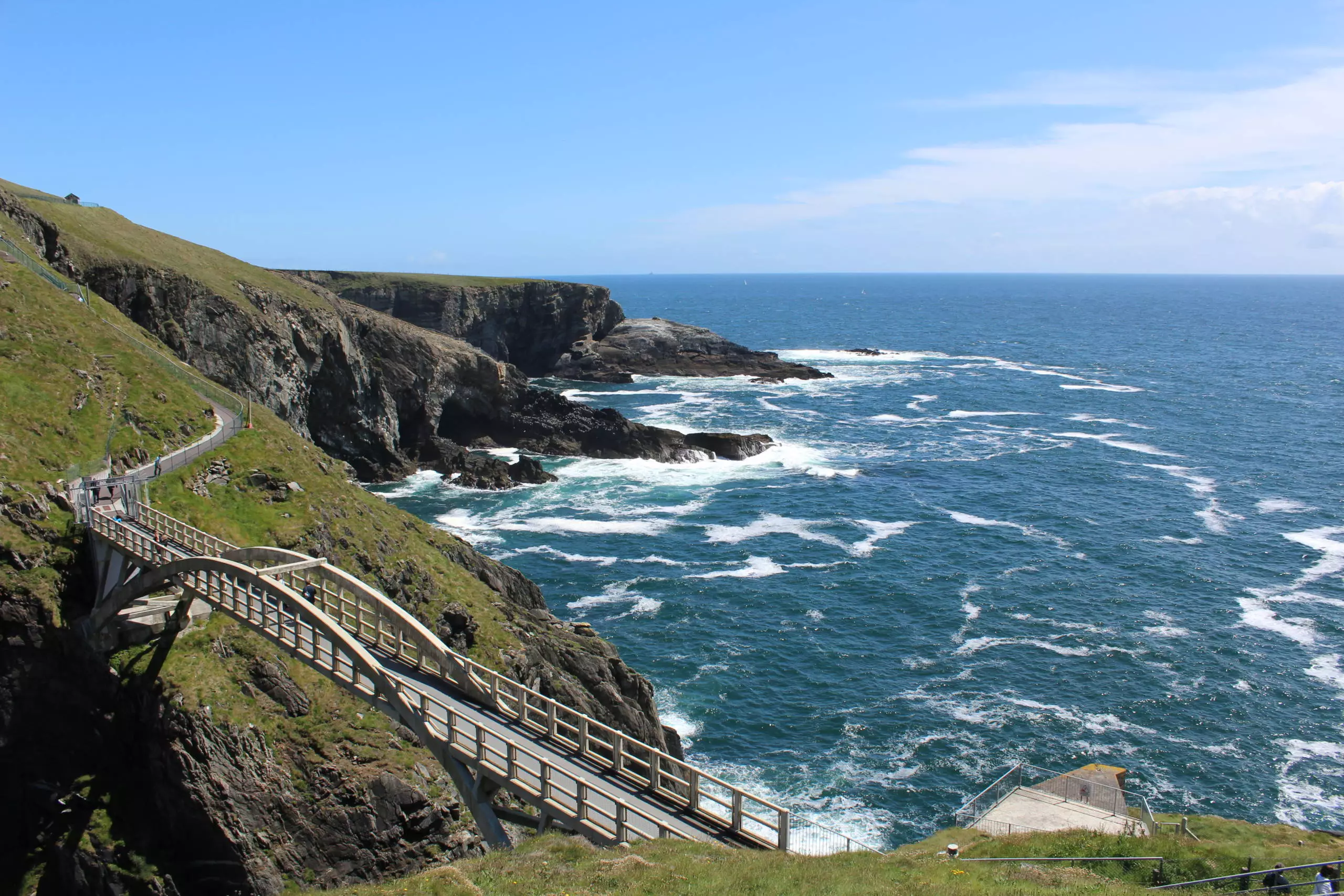 Mizen Head တံတား။ (ဓာတ်ပုံ - Darren Leeming / Getty Images)