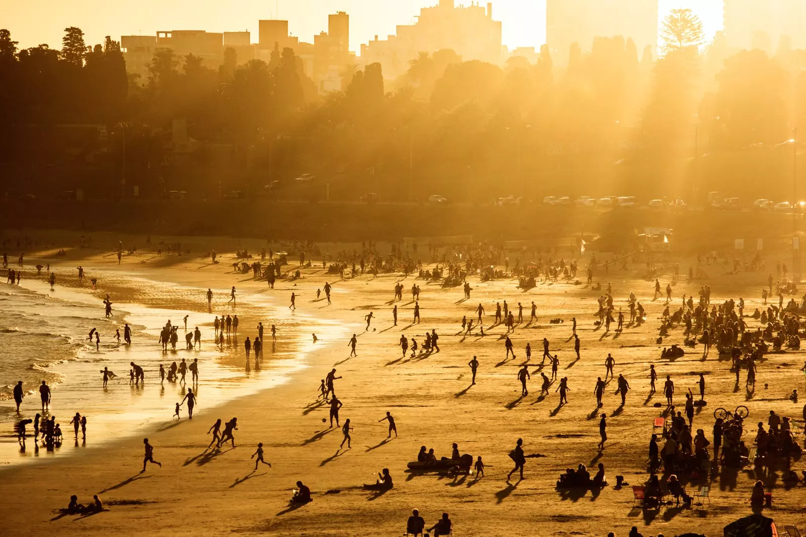 apus de soare, Montevideo, Uruguay.