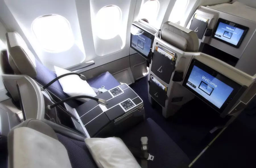 Business class σε Α330 της Brussels Airlines.