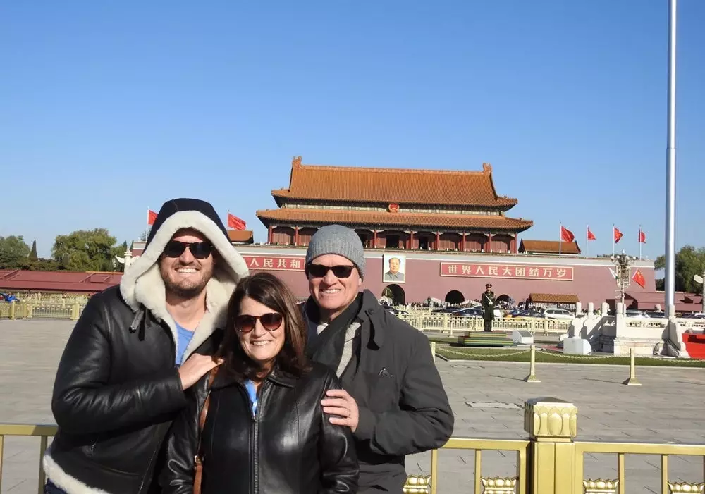 Ek en my ouers in China.