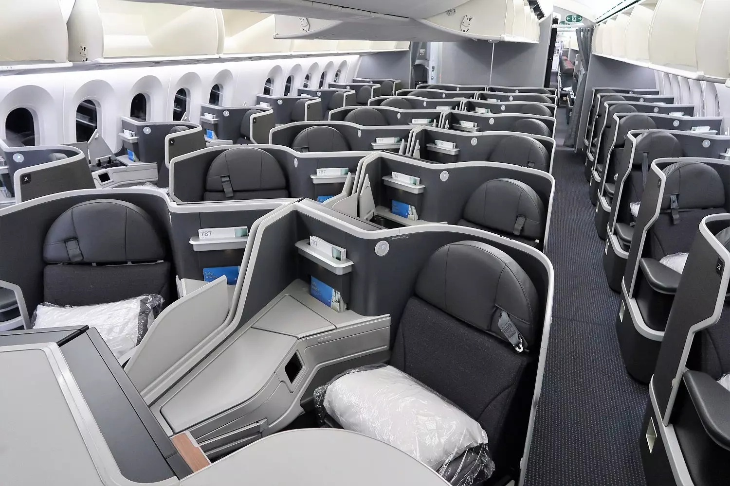 Classe affaires sur American Airlines