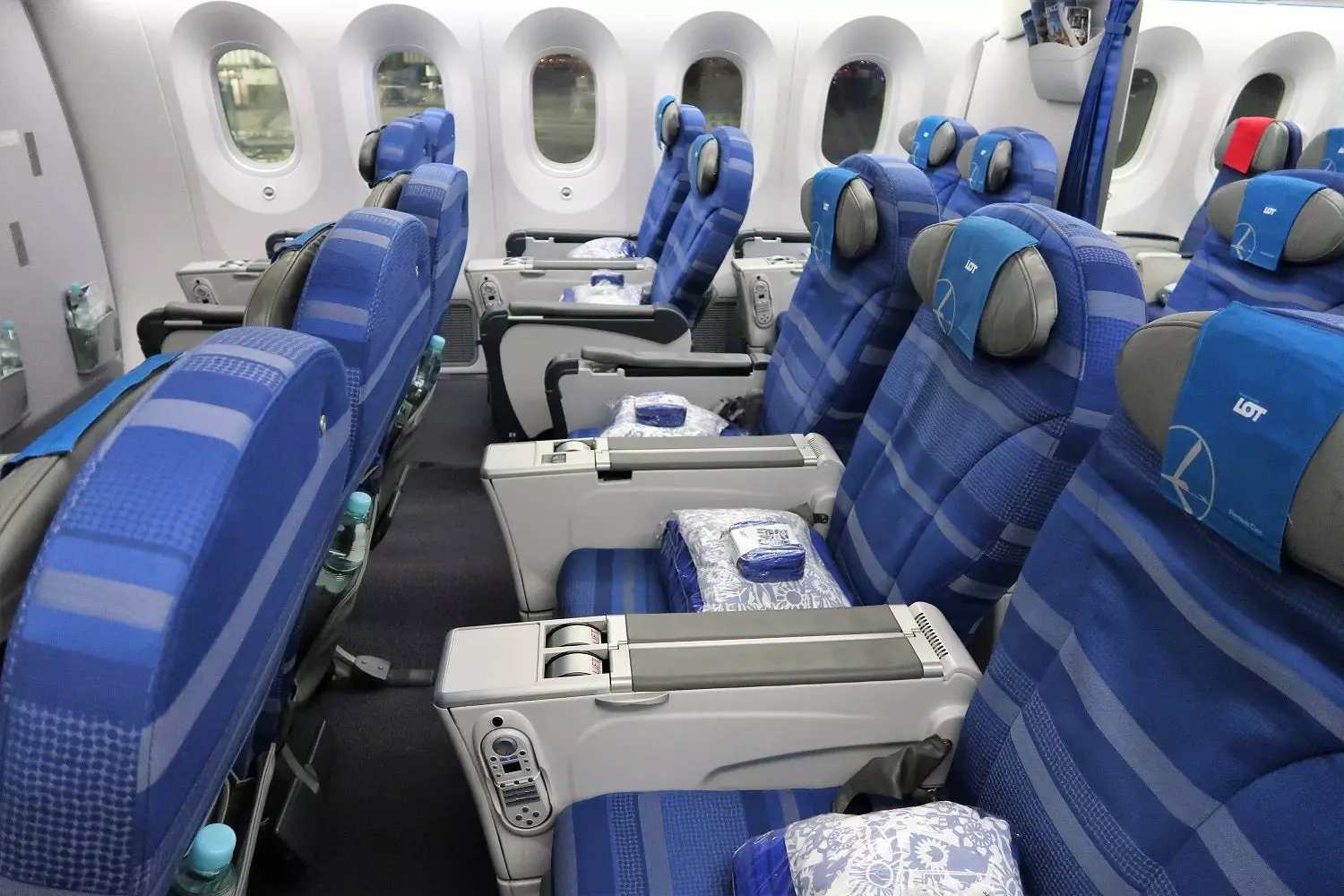 Heitur skáli, köld þjónusta: LOT Premium Economy (787-8) Frá Chicago til Varsjár 25757_4