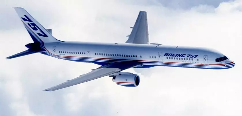 Boeing 757. ຮູບພາບມາລະຍາດຂອງ Boeing.