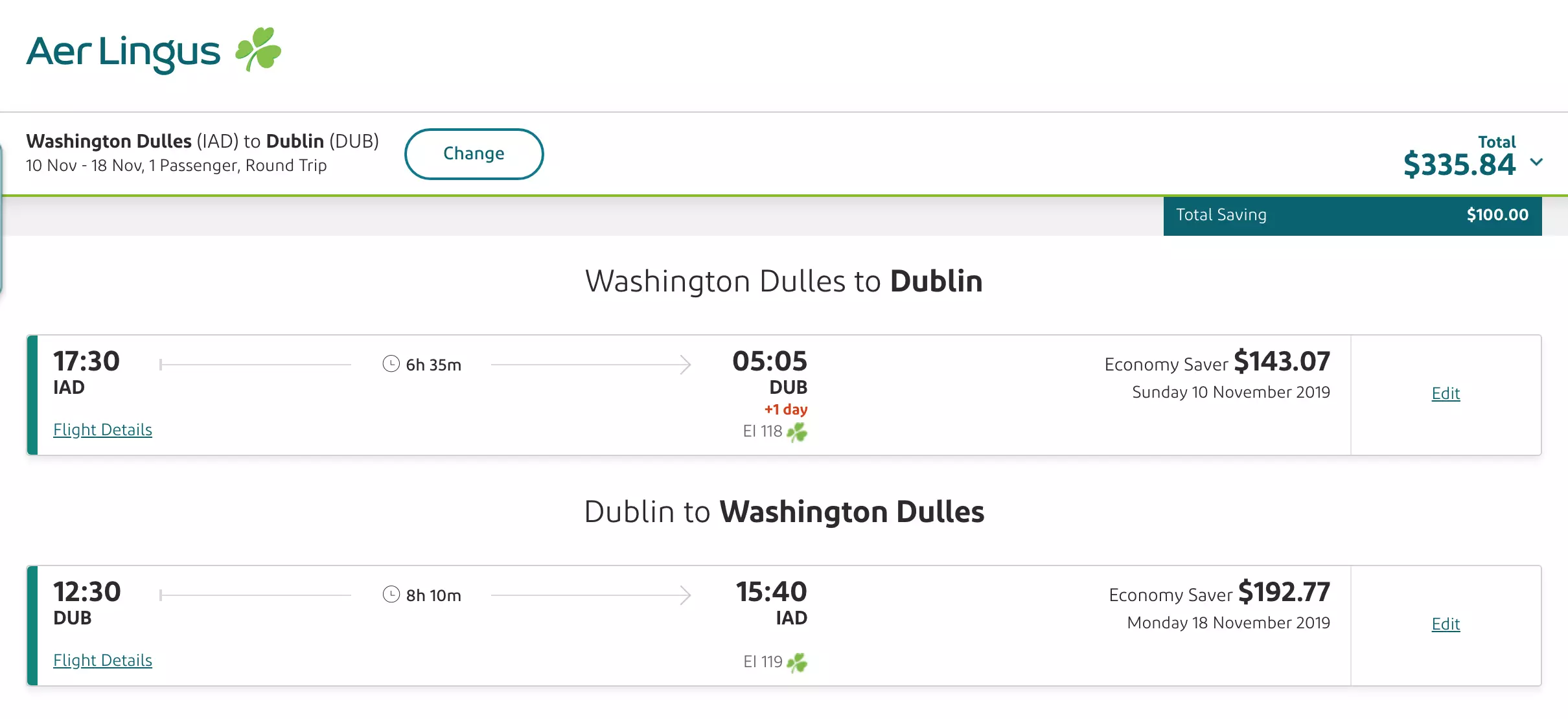 Notifikasi Kesepakatan: Penerbangan Dari AS ke Dublin Mulai $312+ R/T 2643_4