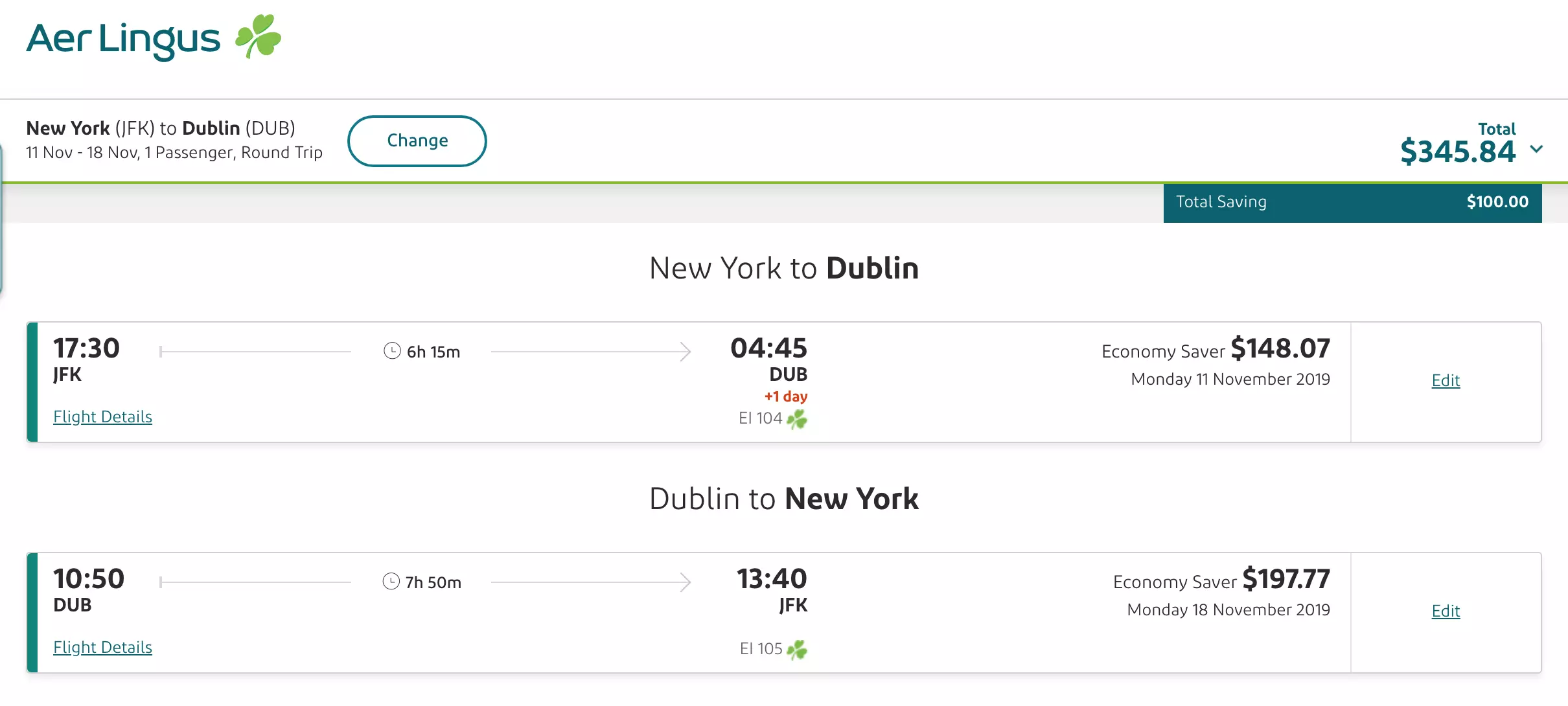 Deal Alert: Flights from the US to Dublin From $312+ R/T 2643_5