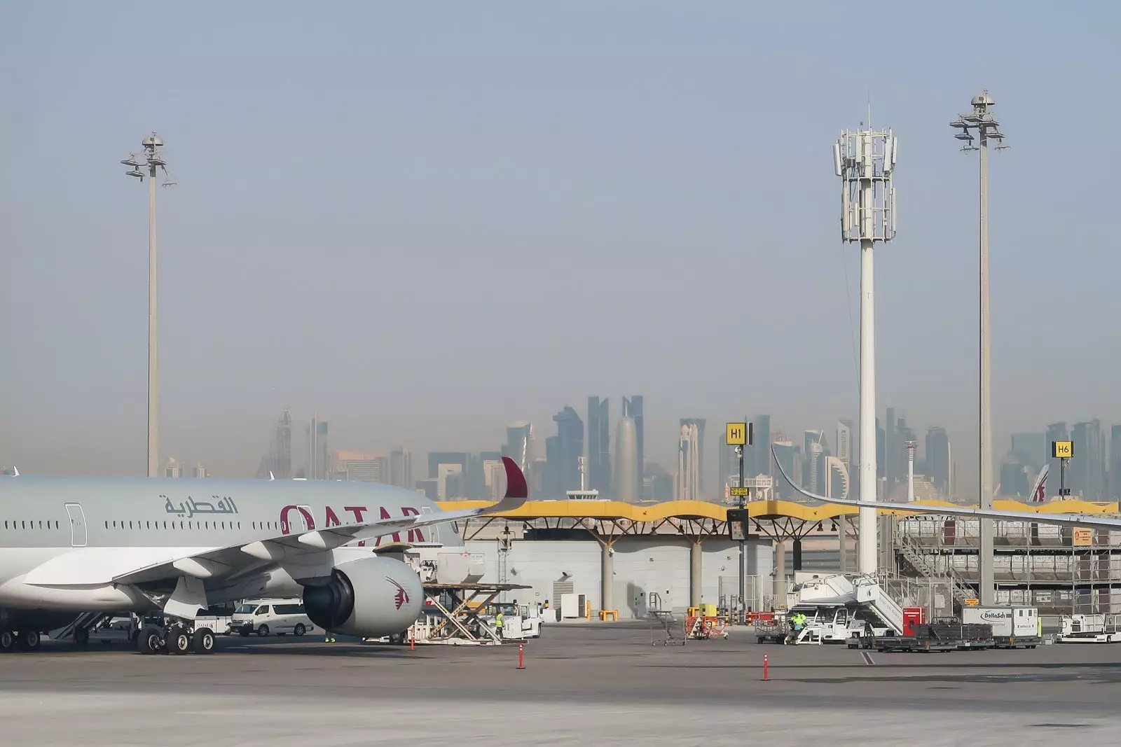 Ik wilde niet uit het vliegtuig stappen: een overzicht van Qatar Airways Economy op de A380 van Doha naar Londen 2674_1