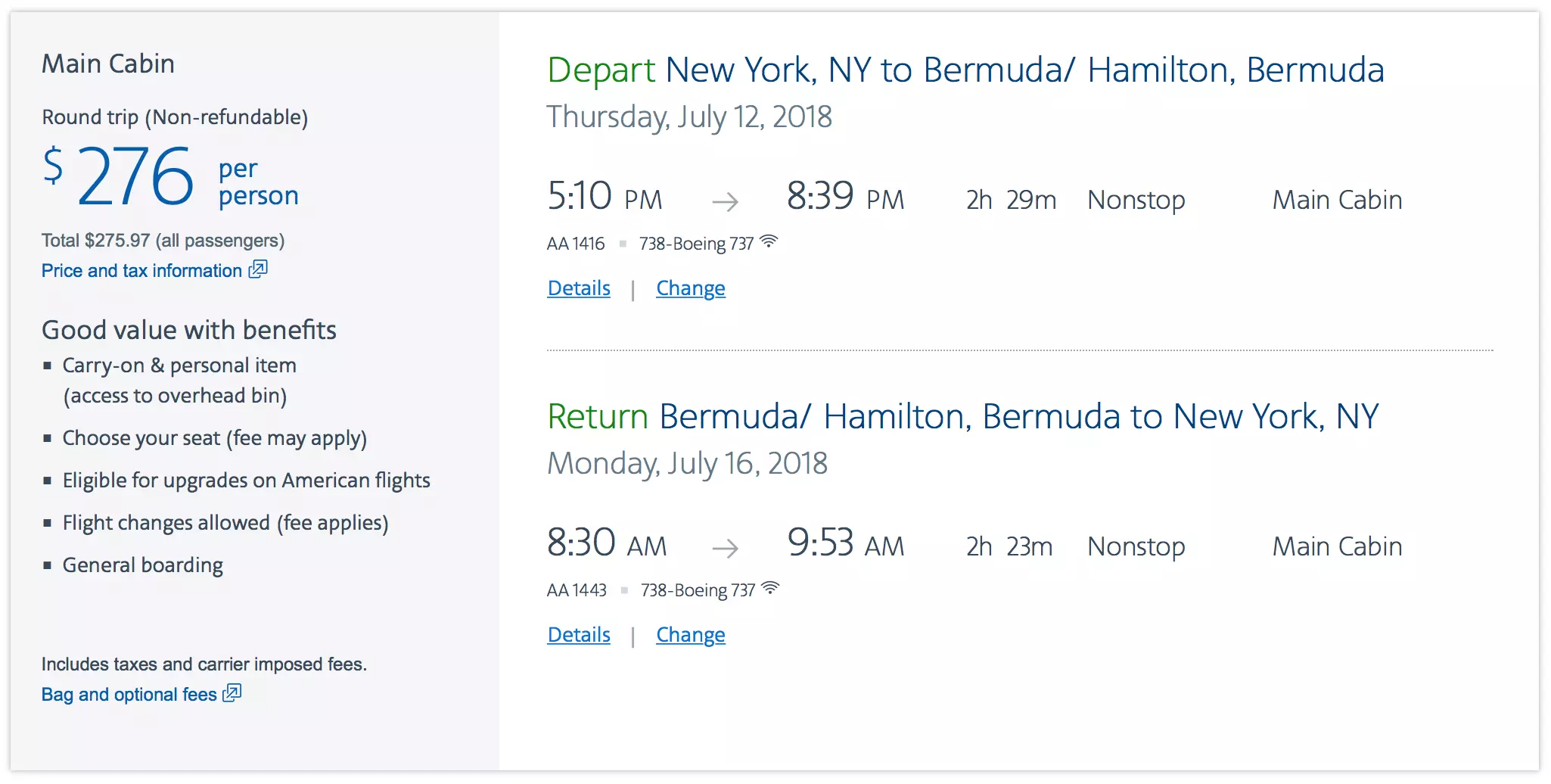 Deal Alarm: Héichsaison op Bermuda Vun $ 276 Round-Trip 2774_1