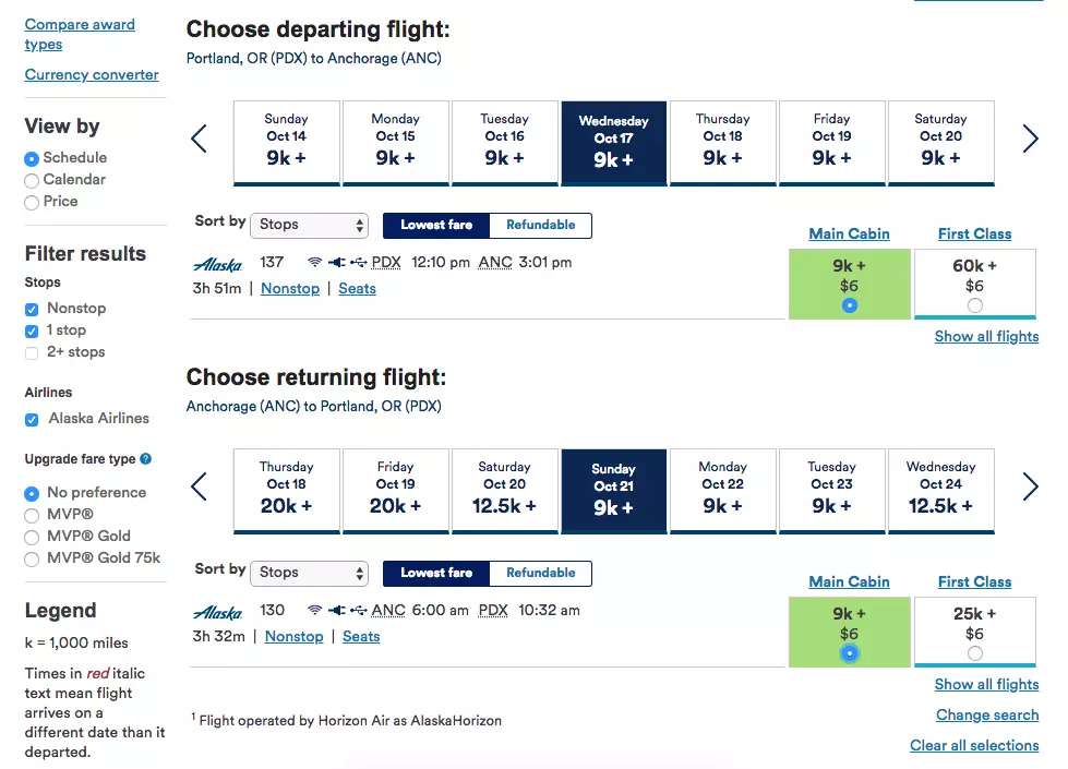 Deal Alert: Alaska Airlines Award-flyg från 5 000 Miles 2776_2