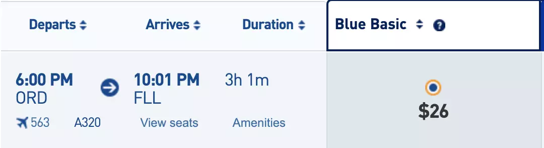 Hoiatus tehingutest: JetBlue'i ja Southwesti välklampide müük alates 26 dollarist ühes suunas 28469_1