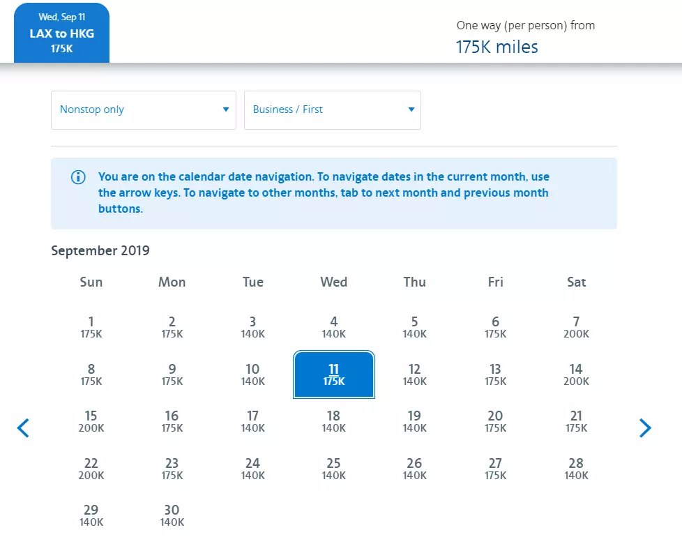 Biz Class Saver-toekennings, Upgrade Space op AA se langste vlugte 29080_1