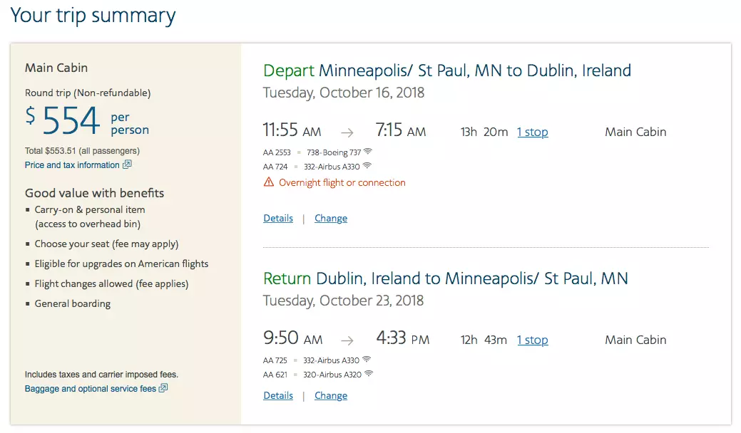 Alerto sa Deal: Mga Flight padulong sa Ireland Gikan sa $374 Round-Trip 29628_6