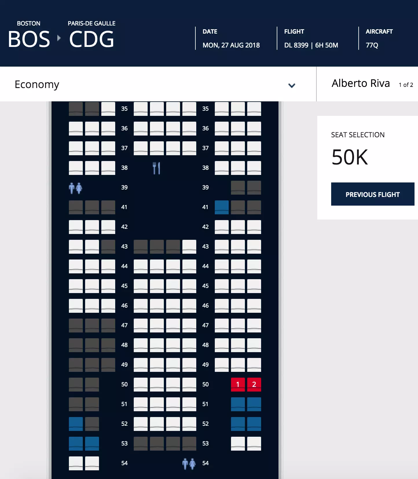 Dirty Bird: Air France (777) i Economy in a Duo Seat Fra Boston til Paris 30048_2