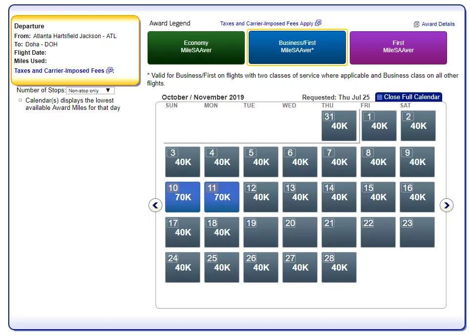 Qatarrek isil-isilik behera egiten du Business Class Atlanta ibilbidean 31516_7