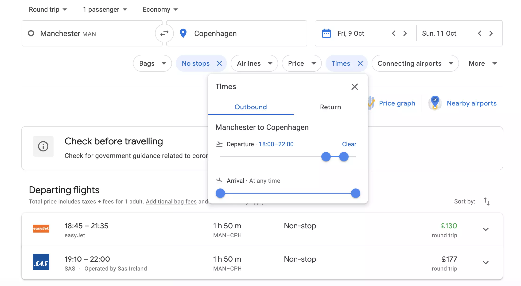 9 frábærir eiginleikar sem þú gætir ekki vitað um Google Flights 32027_4