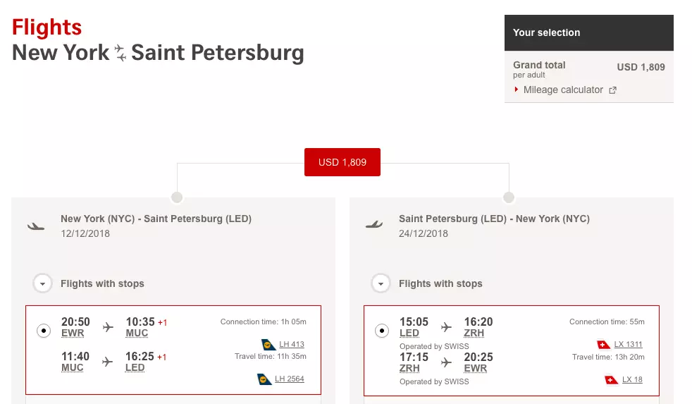 Kontratuaren alerta: Business Class Errusiara 1.802 $-tik aurrera joan-etorria 33263_3