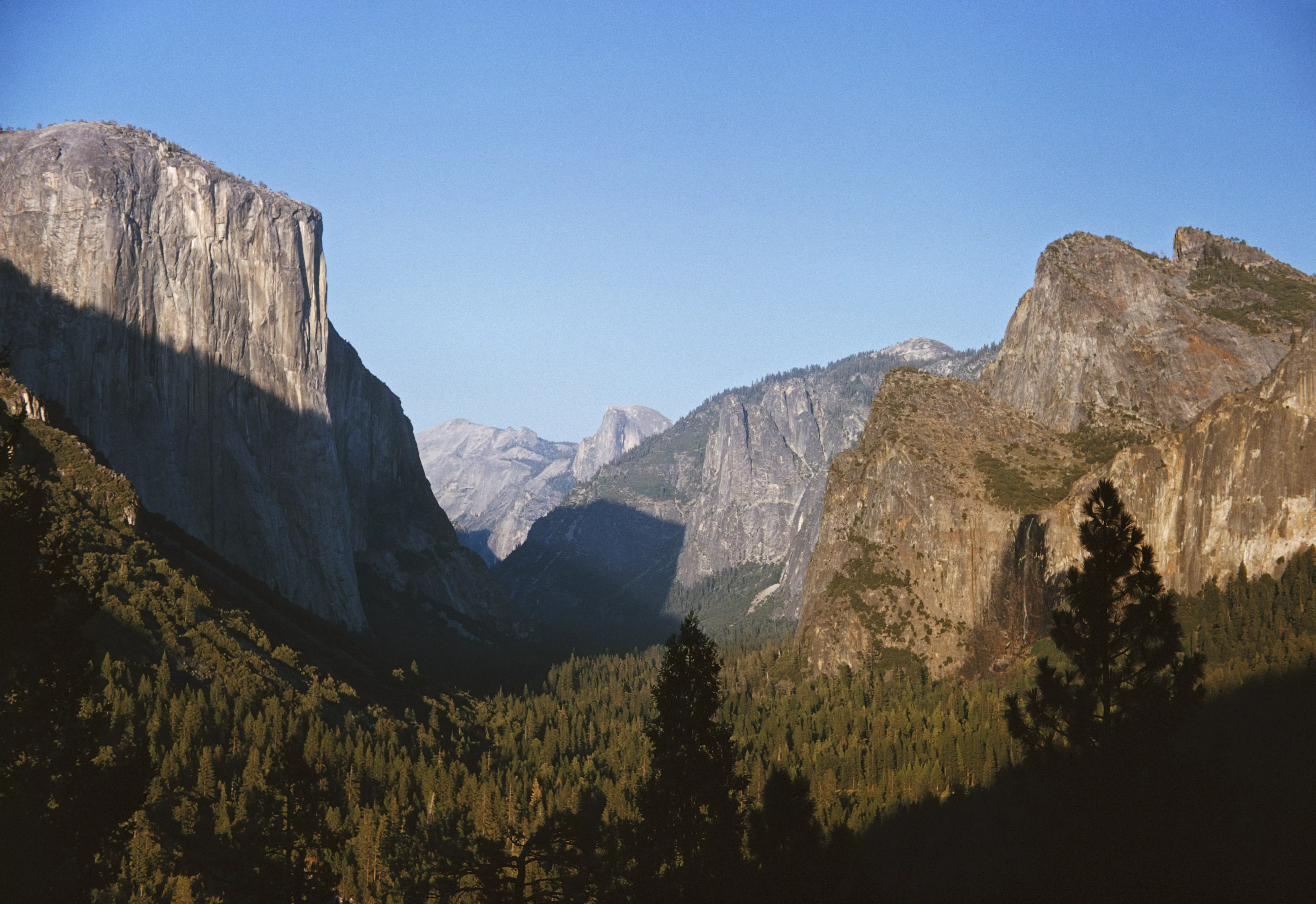 Yosemite Valley, jökuldalur í Yosemite þjóðgarðinum, Kaliforníu, september 1962. (Mynd: Harvey Meston/Archive Photos/Getty Images)