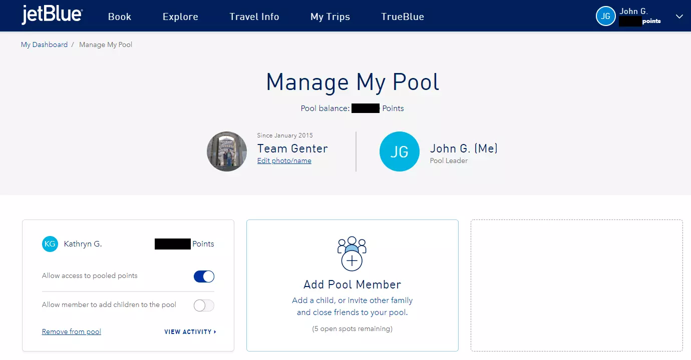 JetBlue Pool نى باشقۇرۇش