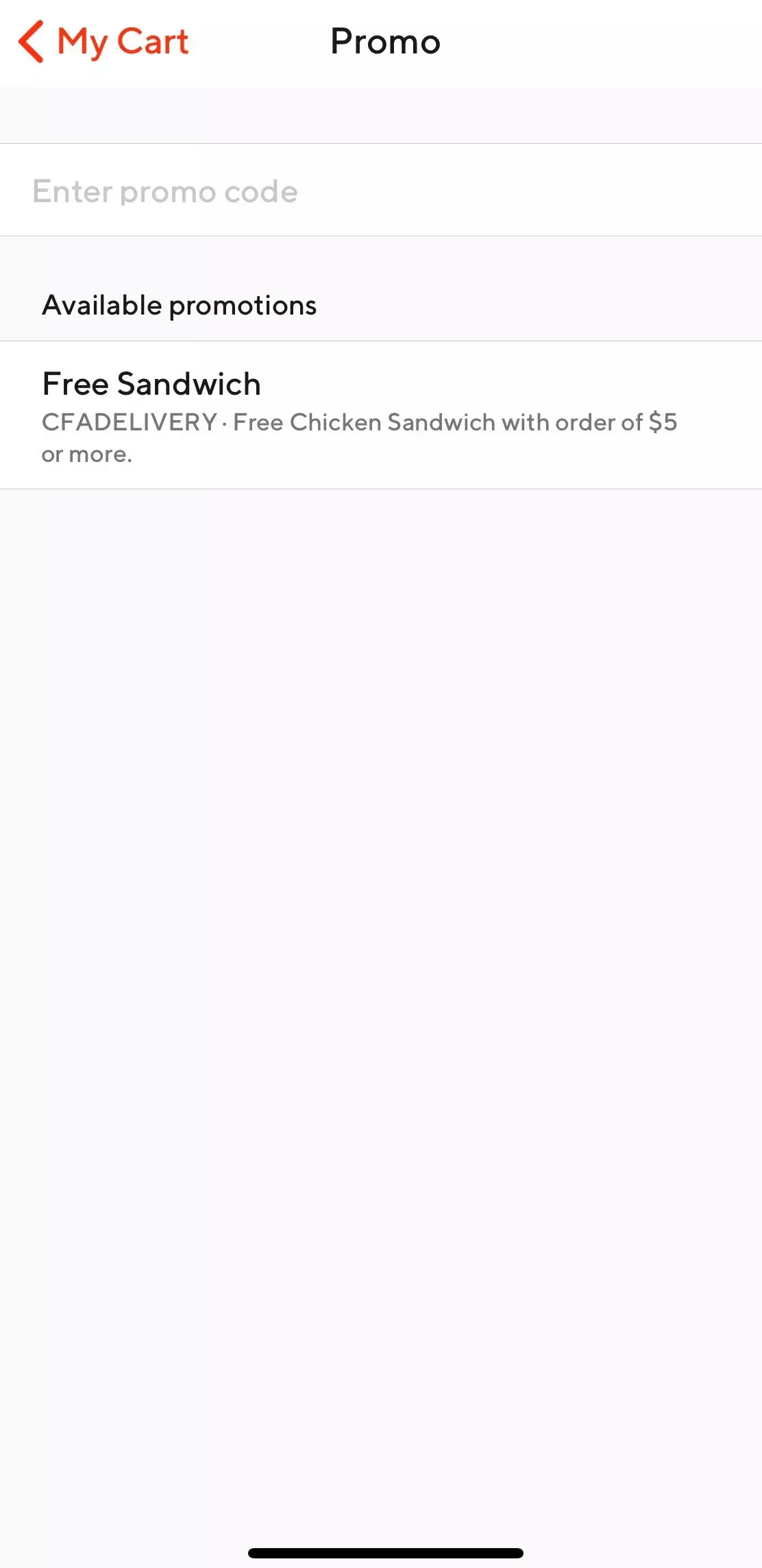 تاسو کولی شئ وړیا Chick-fil-A سینڈوچ ترلاسه کړئ ستاسو دروازې ته لیږل شوي 34941_2