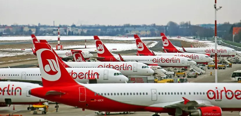 Ger we geşteke aborî ya pêşerojê ya Air Berlin hebe, dibe ku dahata weya AAyê di şevekê de %75 dakeve.