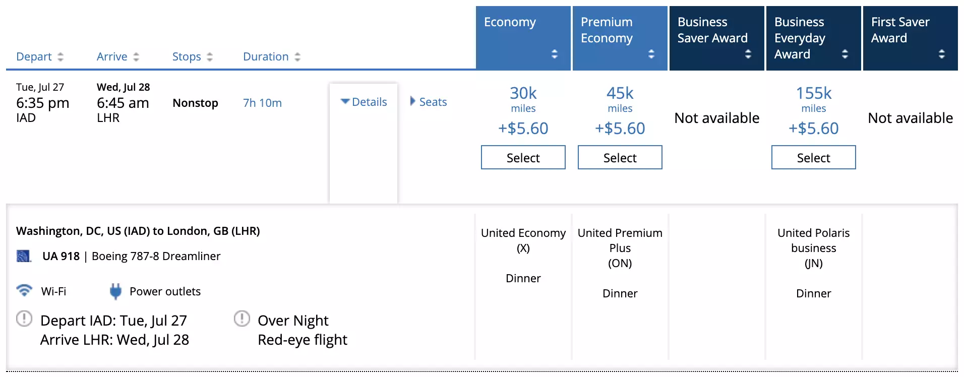 United dynamic pricing