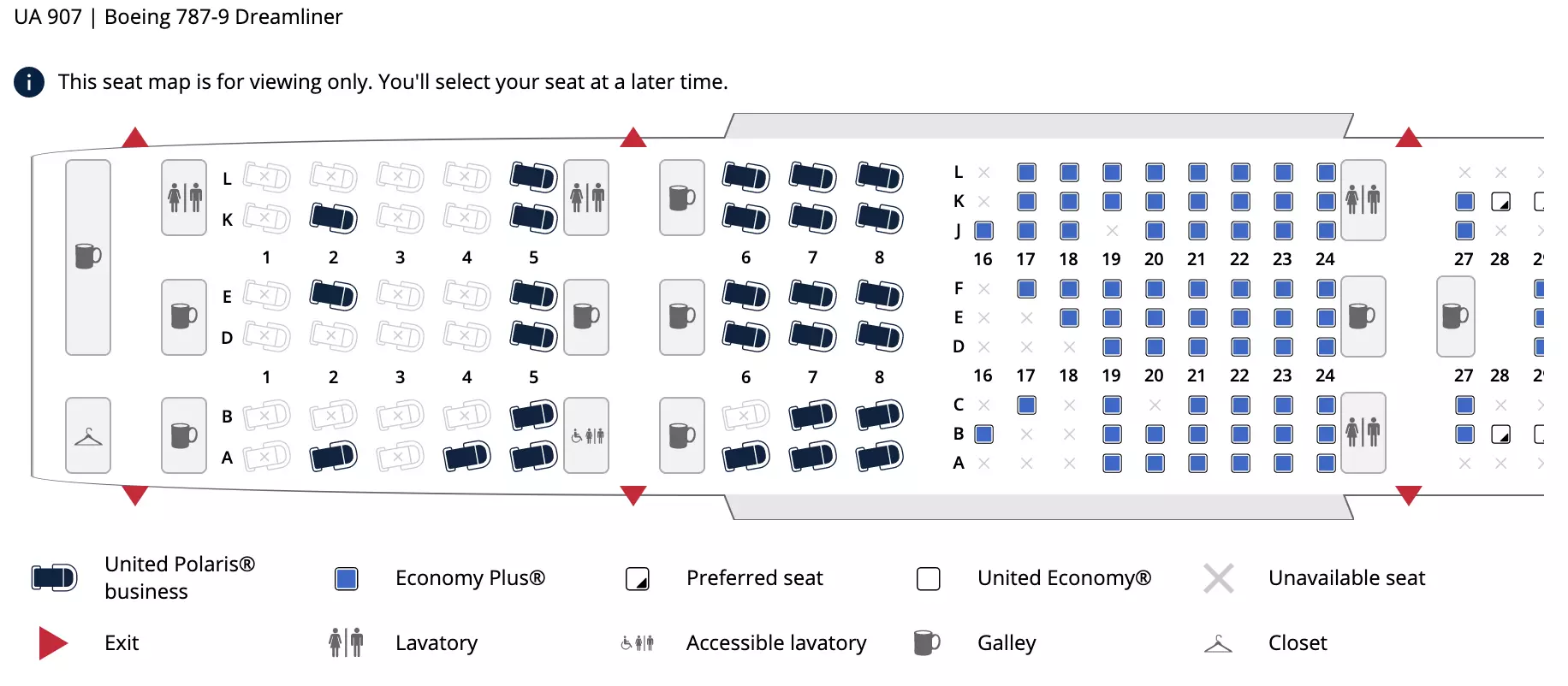 Harta scaunelor Polaris United neretrofitată