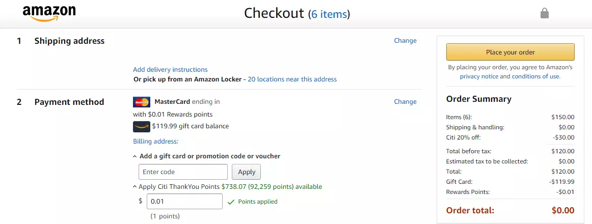 Dobijte $20 popusta na svoju sljedeću Amazon narudžbu koristeći samo 1 Citi ThankYou bod – The Points Guy 36341_2