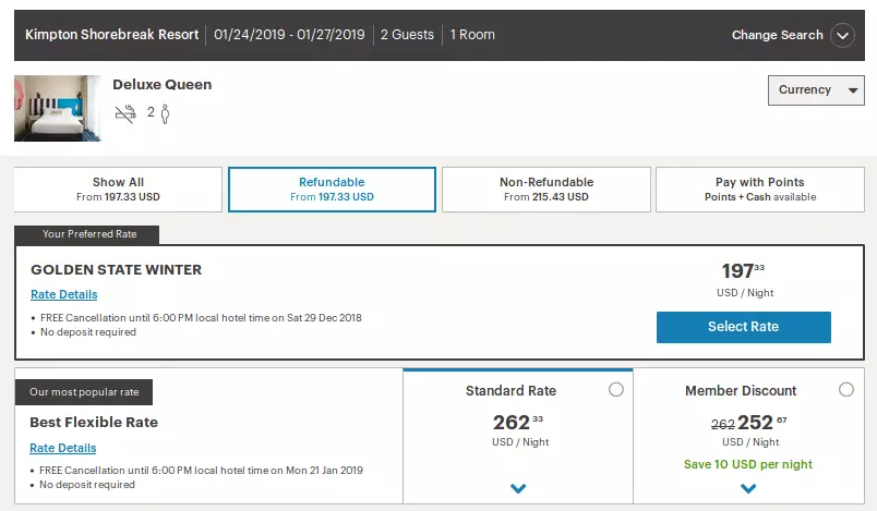 Jusqu'à 25 % de réduction et 1 000 points dans les propriétés California Kimpton 36493_2