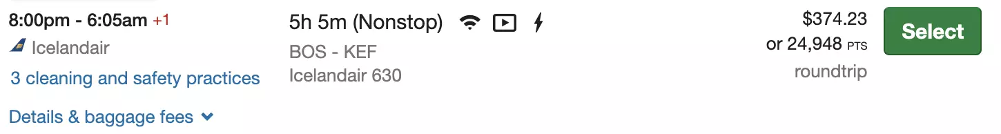 포인트와 마일리지를 사용하여 아이슬란드항공을 이용하는 방법 39409_7