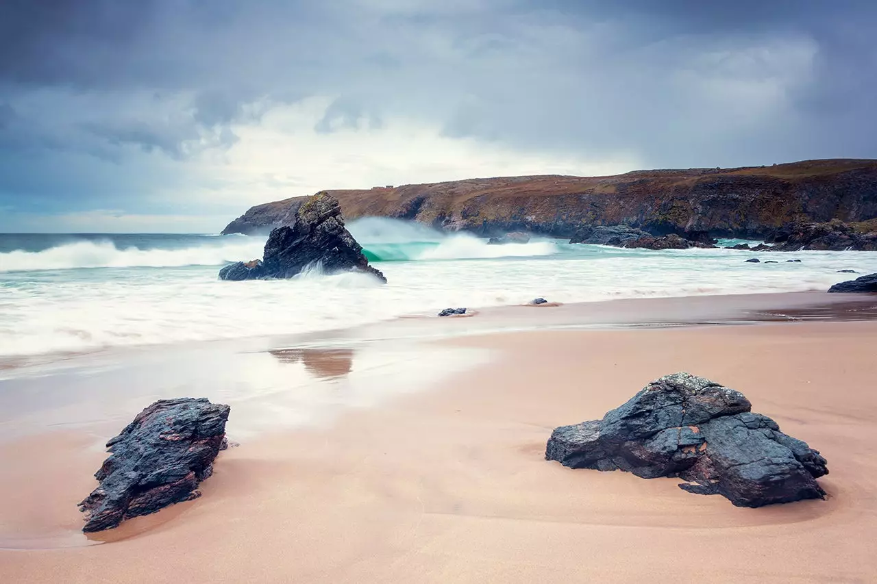 Durness hondartza, Sango Bay, Eskozia. (Argazkia spreephoto.de / Getty Images)