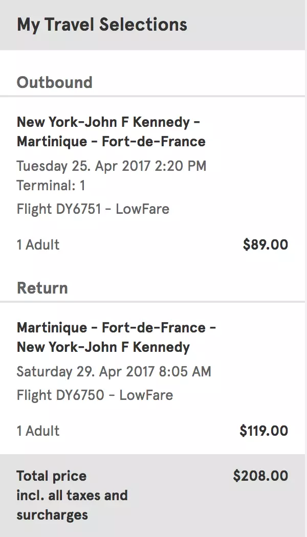 Deal Alert: USA til Fransk Caribien fra $208 tur-retur 4098_1