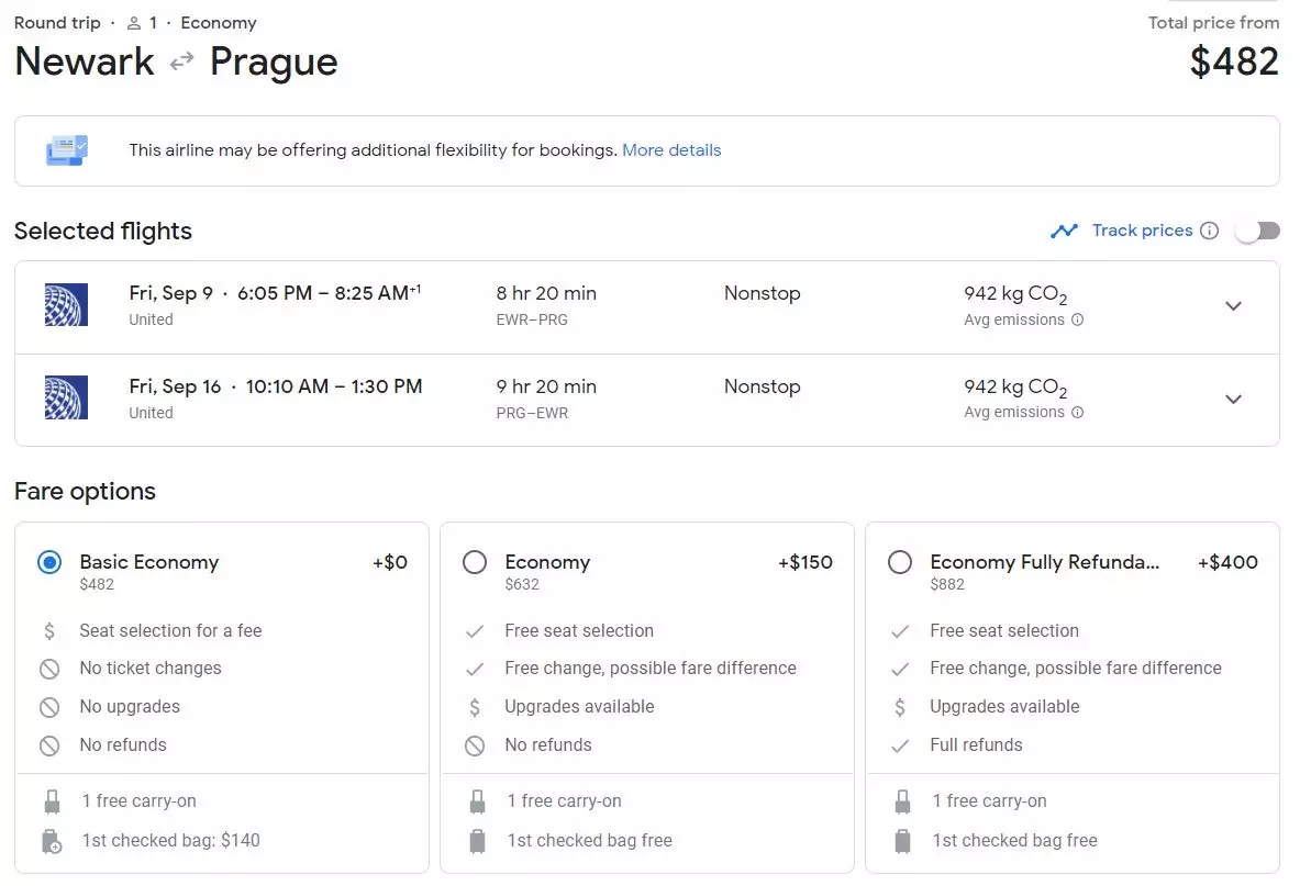 Peringatan kesepakatan SkyMiles: Terbang ke Praha dari Pantai Timur untuk 56.000 SkyMiles pulang-pergi 43120_5