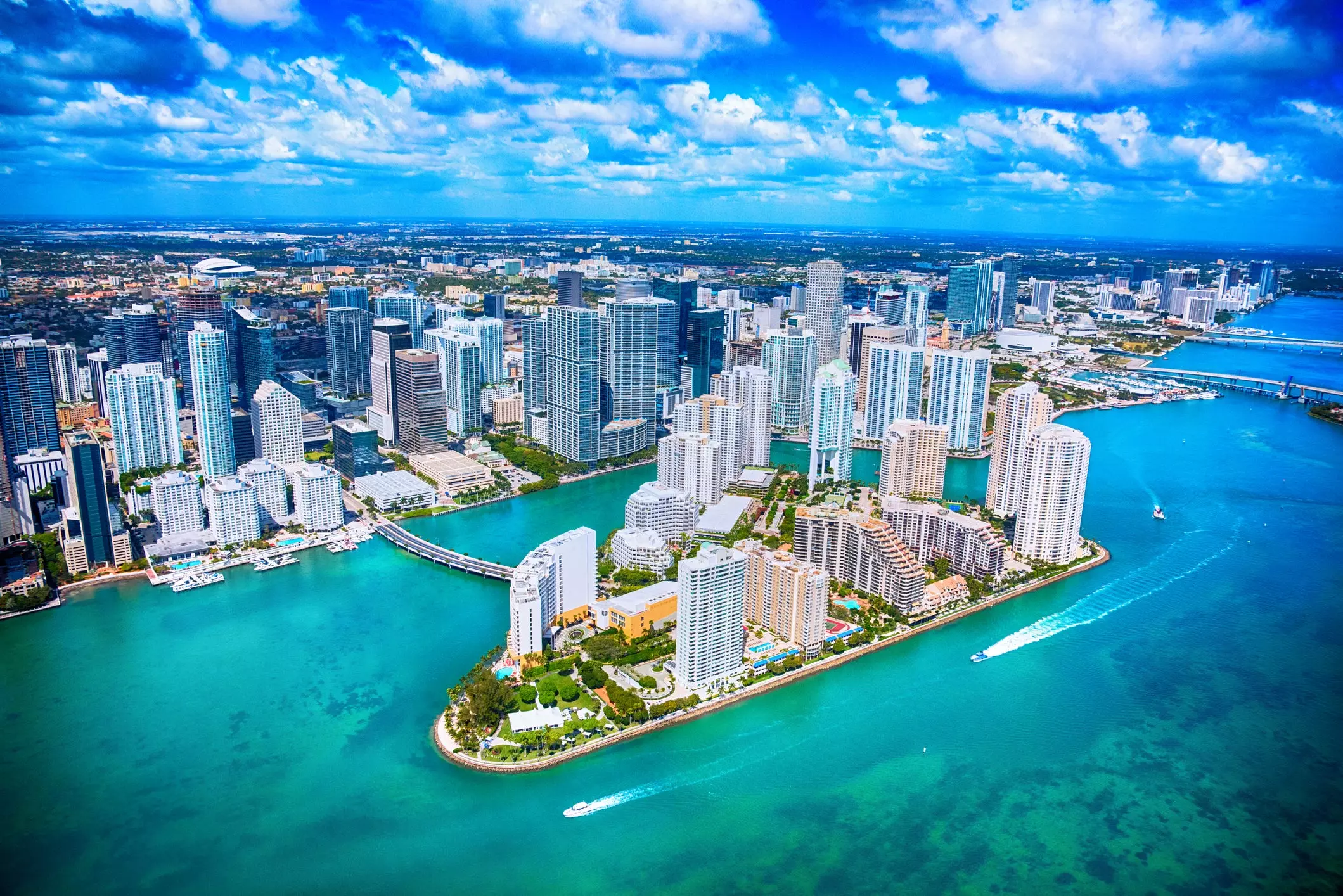 Downtown Miami ndi Biscayne Bay