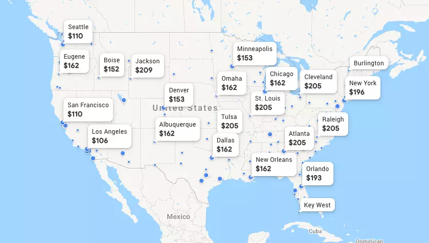 Flechtoanbiedingen beskikber yn it heule lân fan $ 35 foar de twadde helte fan 2020 5170_3