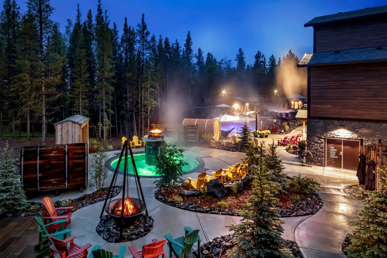 Nhà nghỉ trên núi Kananaskis. (Ảnh: Marriott)