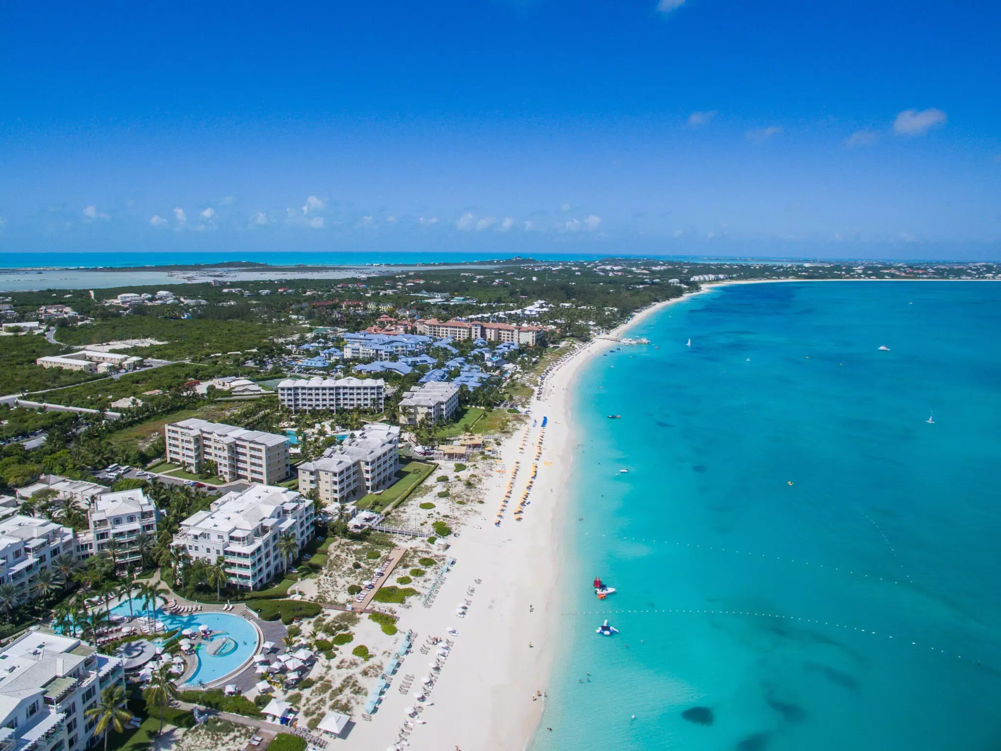 IGrace Bay Beach yaseTurks kunye neCaicos