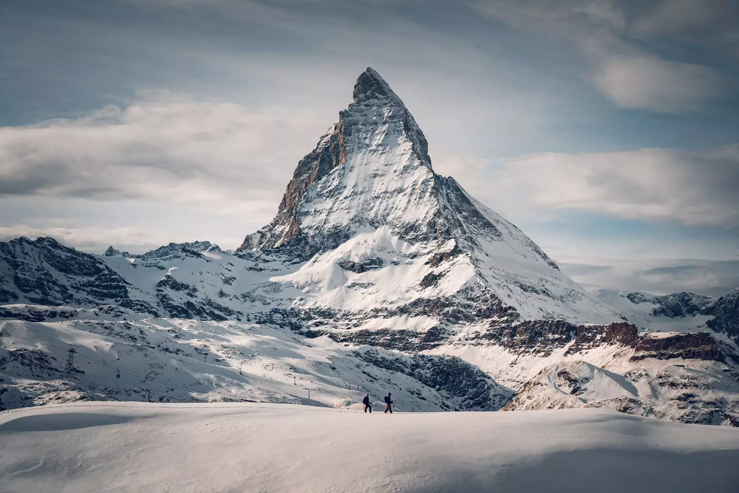 The Matterhorn di Zermatt, Switzerland (Foto ihsan Pelancongan Switzerland)