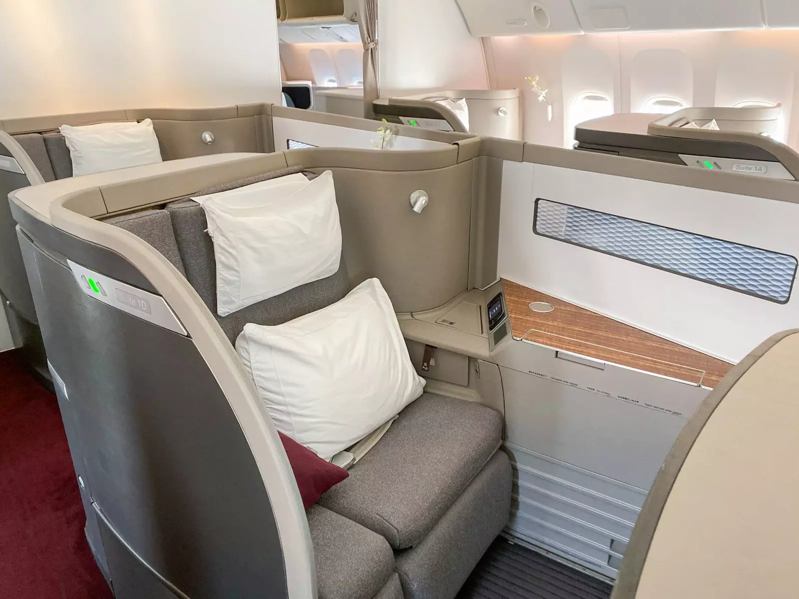 Cathay Pacific First Class (Fotoğraf: Emily McNutt/The Points Guy)