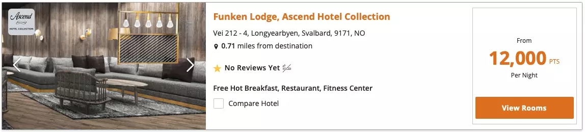 Ang halaga ng Funken Lodge Longyearbyen Choice Privileges