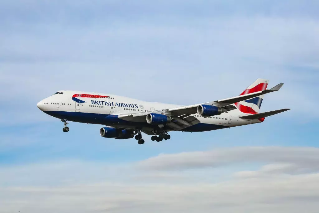 pesawat British Airways ndharat