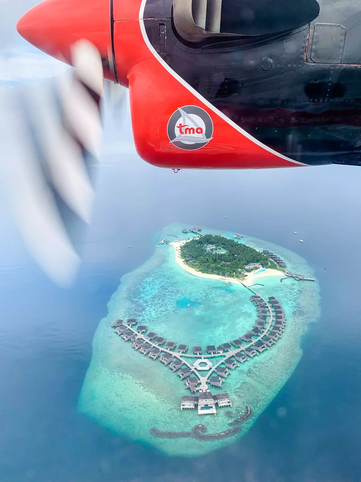 El viaje en hidroavión de 45 minutos fue la preparación perfecta para una estadía increíble en el St. Regis Maldives