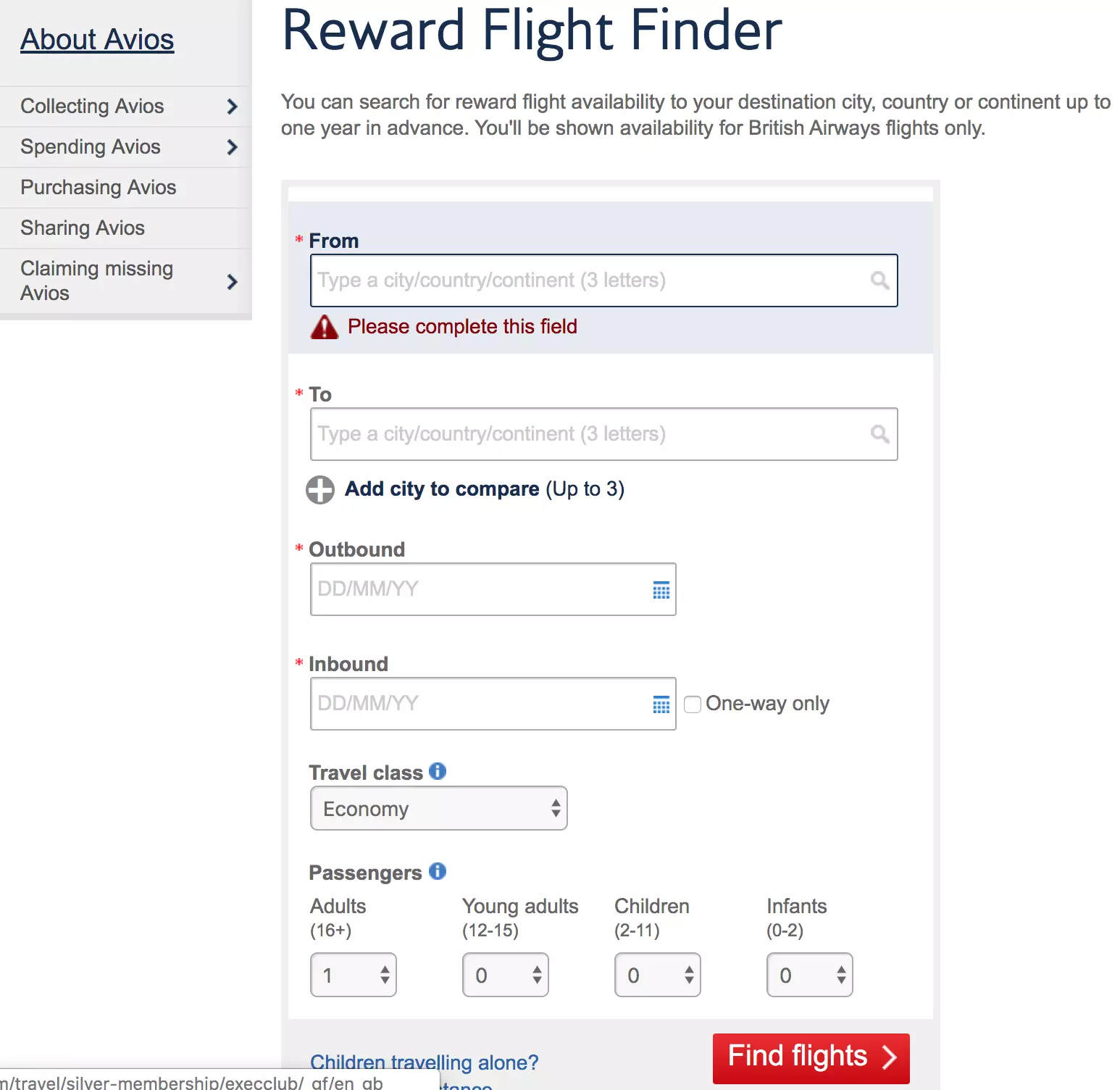 British Airways: Avios Points & Rewards 949_10